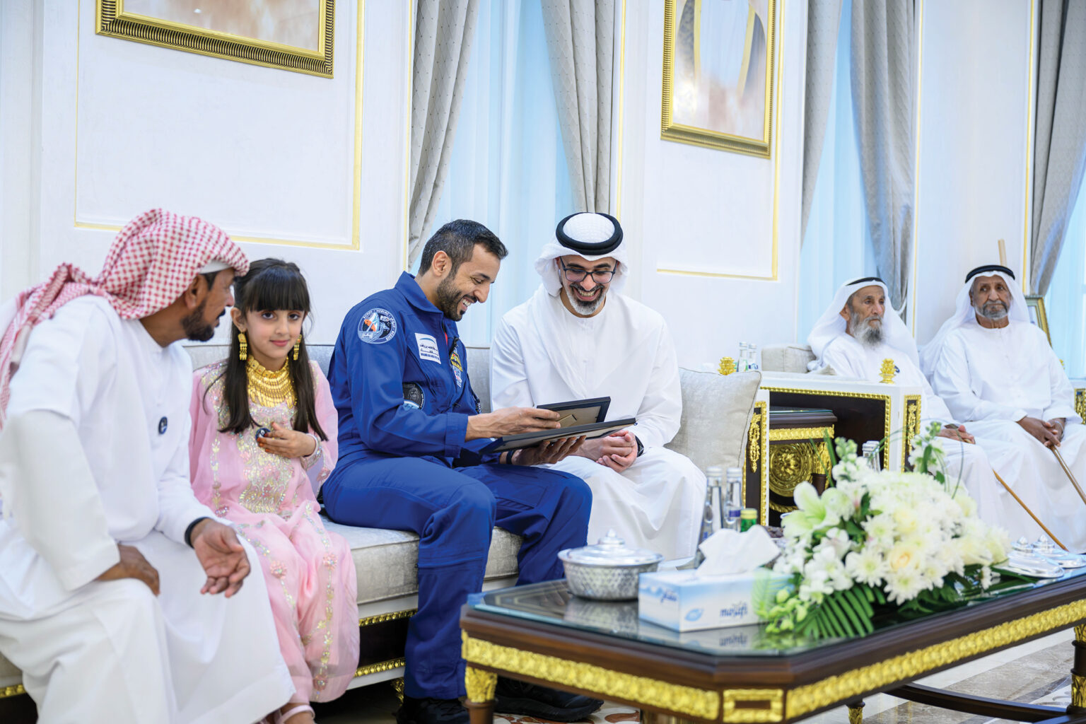 Abu Dhabi Crown Prince attends reception for astronaut Al Neyadi ...